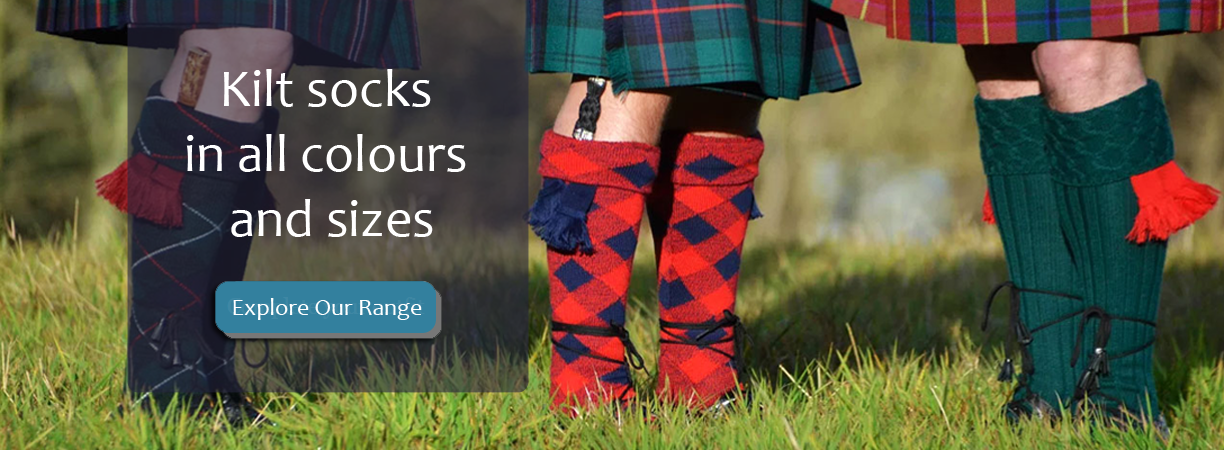 Kilt Socks and Kilt Hose | Kilt Accessories | Free UK delivery
